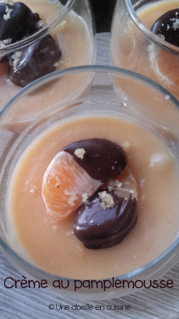 Crème au pamplemousse – Une abeille en cuisine